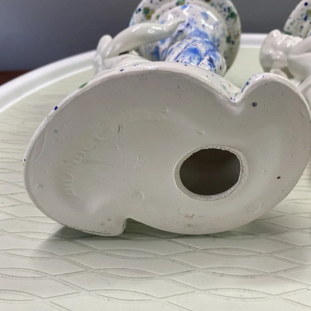 Accents | Atlantic Mold 2 Ceramic Cherub Angel Candle Holder Set ...